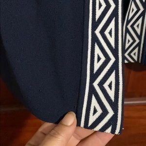 Grace | Sweaters | Grace Knit Dressing Navy And White Open Cardigan ...